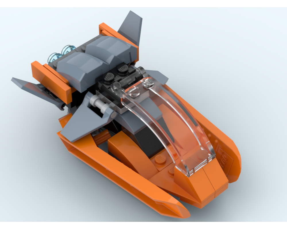 LEGO MOC 31111 Descent Pod by thekitchenscientist | Rebrickable - Build ...