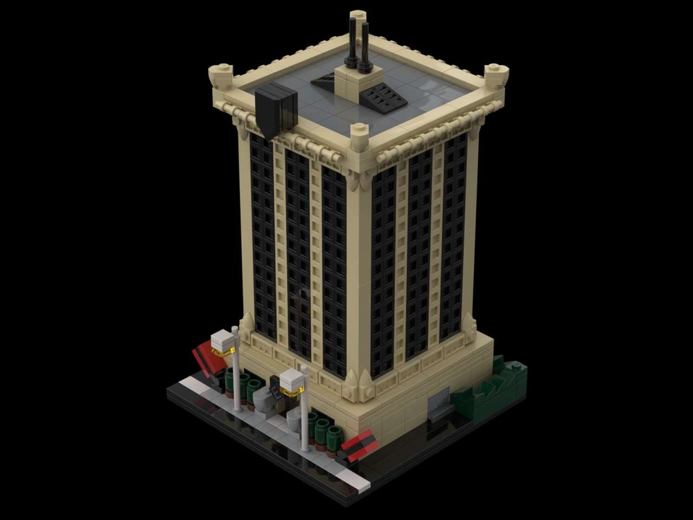 LEGO MOC Modular Office Building #08 by meregt | Rebrickable - Build ...