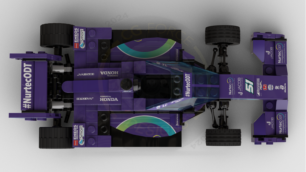 LEGO MOC Indycar 2021 DCR Grosjean Circuit Spec by CGForceDesigns ...