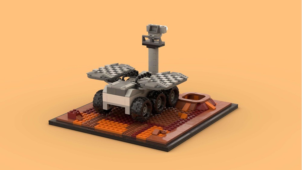 LEGO MOC Mars Exploration Rover by jlherbst77 | Rebrickable - Build ...