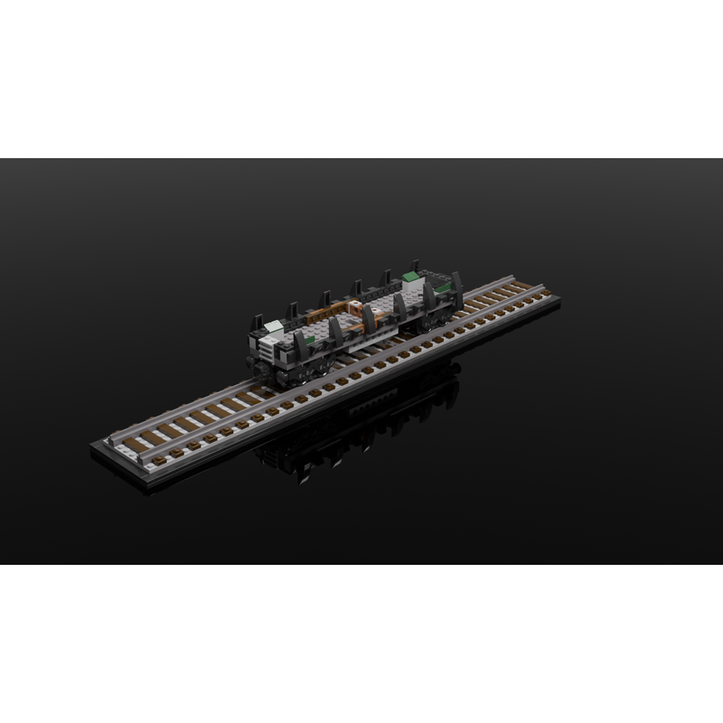 LEGO MOC 10194 Alternate build: 8w Locomotive with passenger-and ...