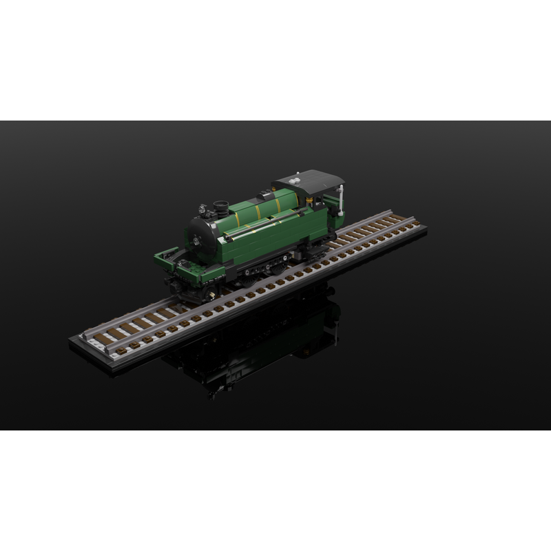LEGO MOC 10194 Alternate build: 8w Locomotive with passenger-and ...