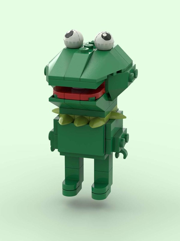 LEGO MOC Kermit The Frog by thebricknurse | Rebrickable - Build with LEGO