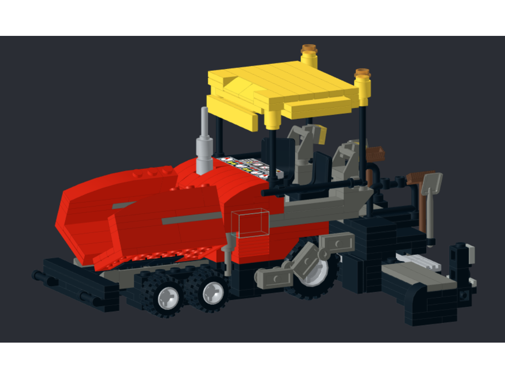 LEGO MOC Asphalt paver by AC16 | Rebrickable - Build with LEGO
