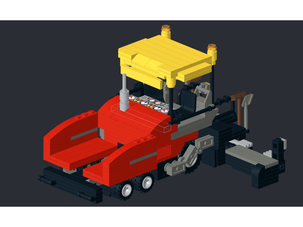 LEGO MOC Asphalt paver by AC16 | Rebrickable - Build with LEGO