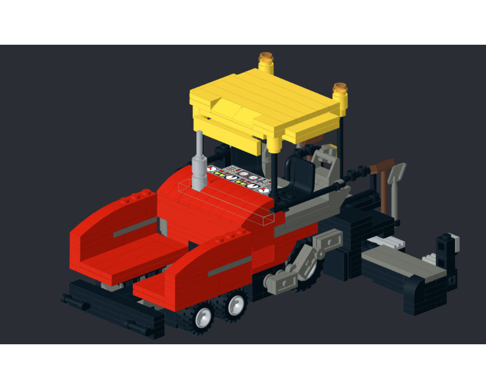 LEGO MOC Asphalt paver by AC16 | Rebrickable - Build with LEGO