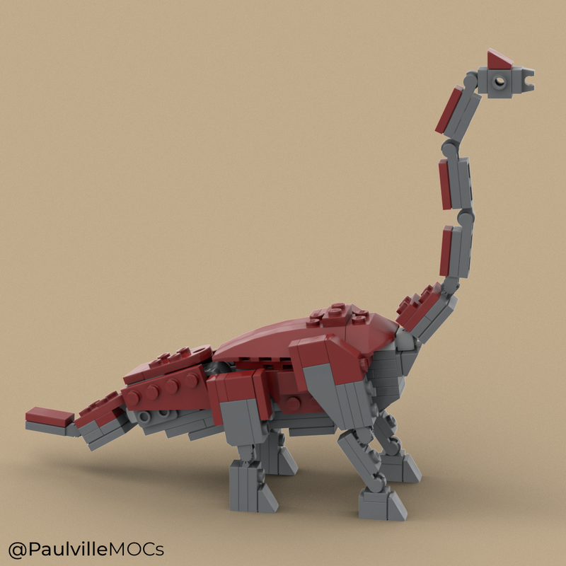 LEGO MOC Brachiosaurus by PaulvilleMOCs | Rebrickable - Build with LEGO