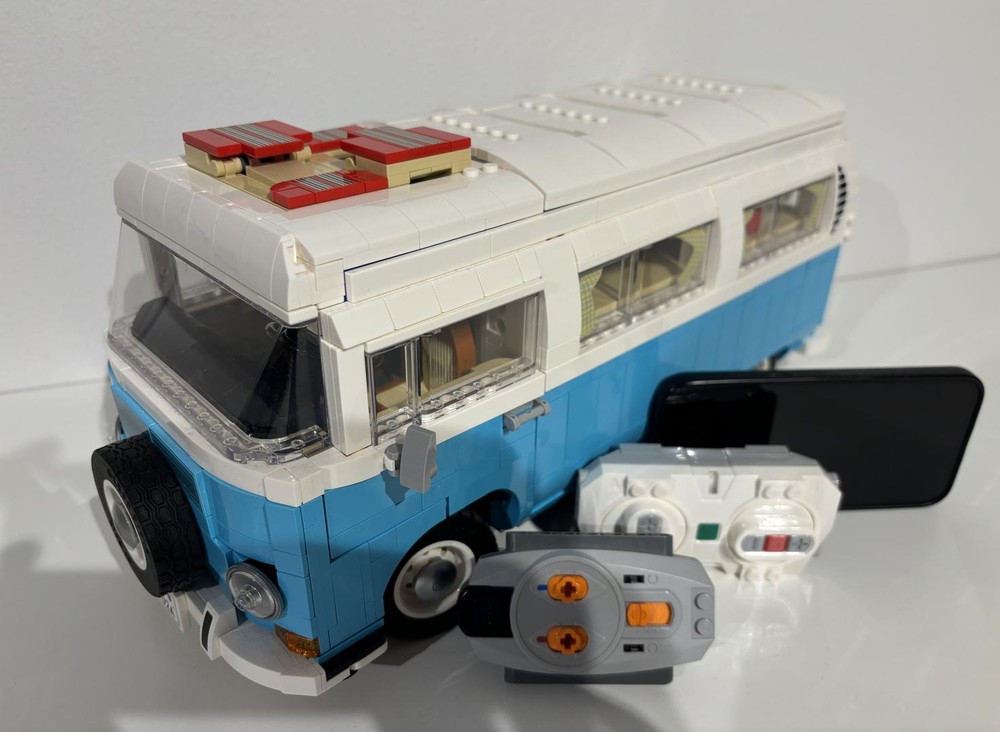 LEGO MOC 10279 VW Bus T2 RC Conversion by Cyrix | Rebrickable - Build with LEGO