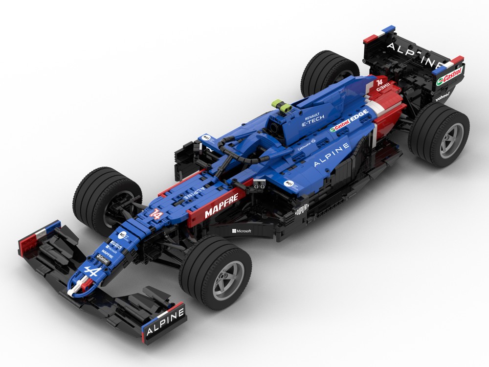 LEGO MOC Alpine F1 A521 (Detailed Edition) 1:8 Scale by Lukas2020 ...