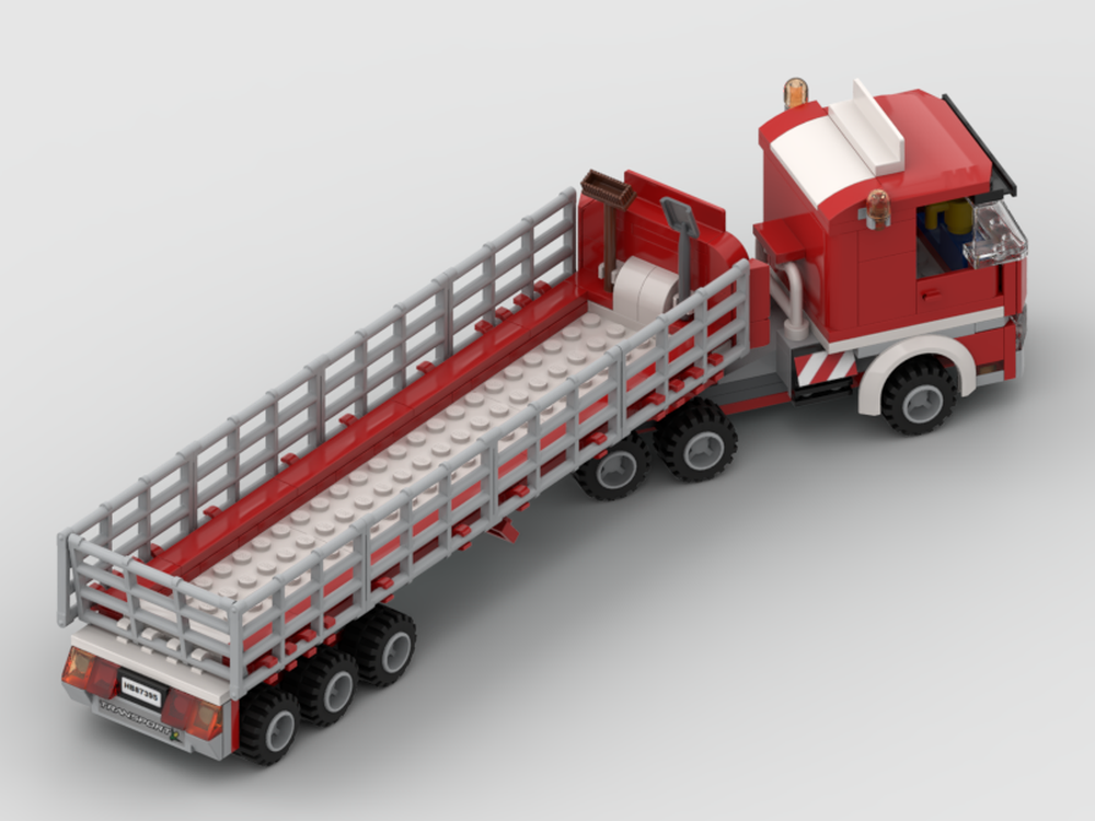 LEGO MOC Farm Transport Truck & Trailer by HaulingBricks | Rebrickable ...