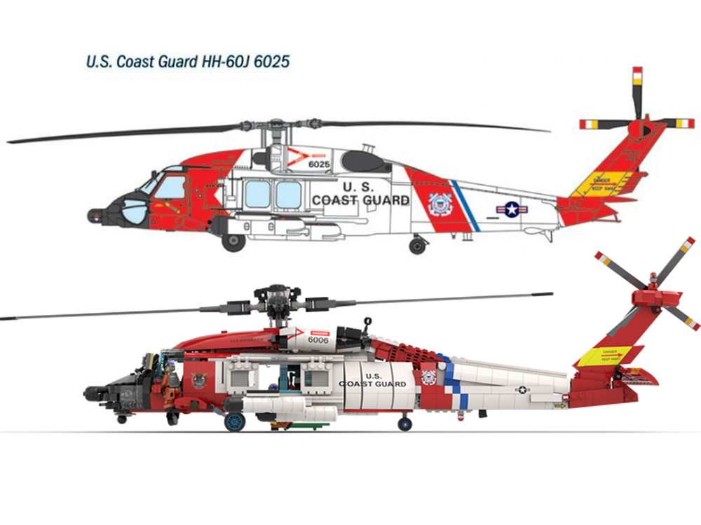 LEGO MOC MH-60J JayHawk by Czifi | Rebrickable - Build with LEGO
