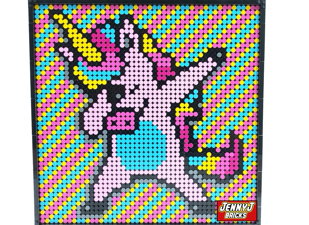 LEGO MOC Dabbing Unicorn by JennyJBricks | Rebrickable - Build with LEGO