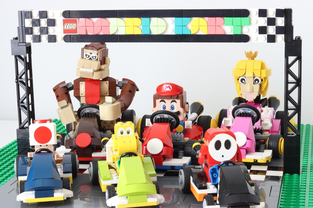 LEGO MOC Kart Track Straight with Start/Finish by williweb ...