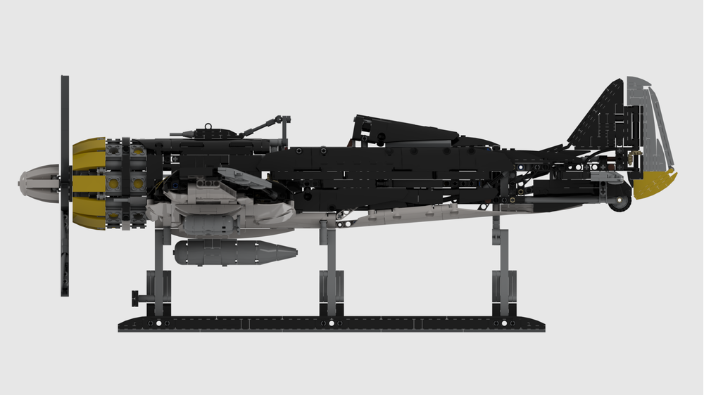 LEGO MOC Focke-Wulf FW 190 Name Tag by Joebot360 | Rebrickable - Build ...