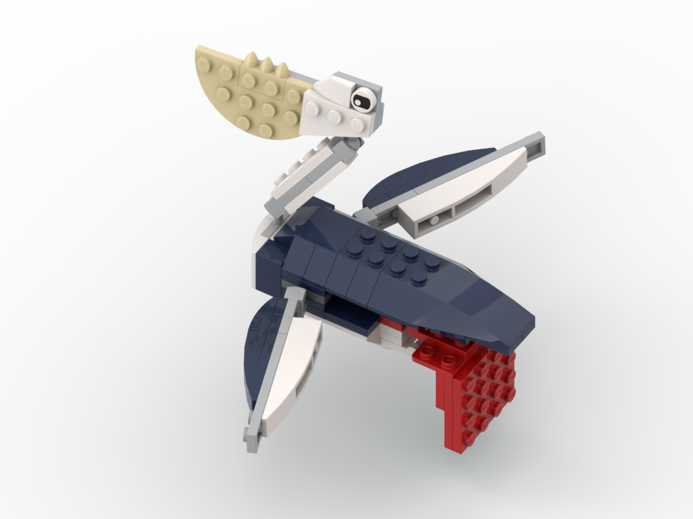LEGO MOC 31088 pelican and fish by maratus | Rebrickable - Build with LEGO