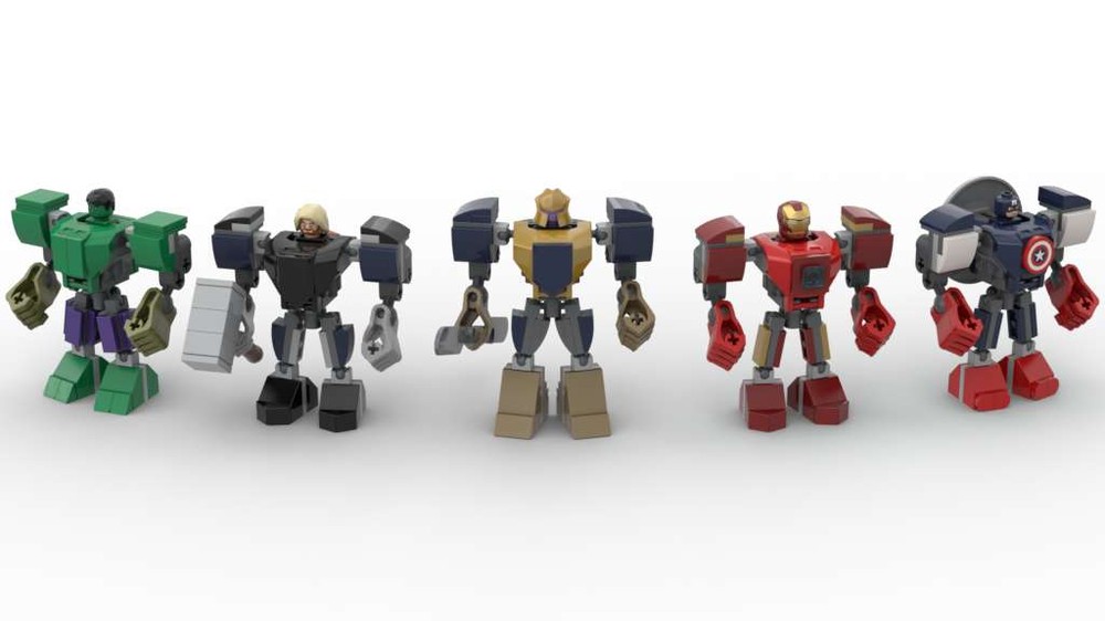 LEGO MOC Battle Suit MARVEL by meregt | Rebrickable - Build with LEGO