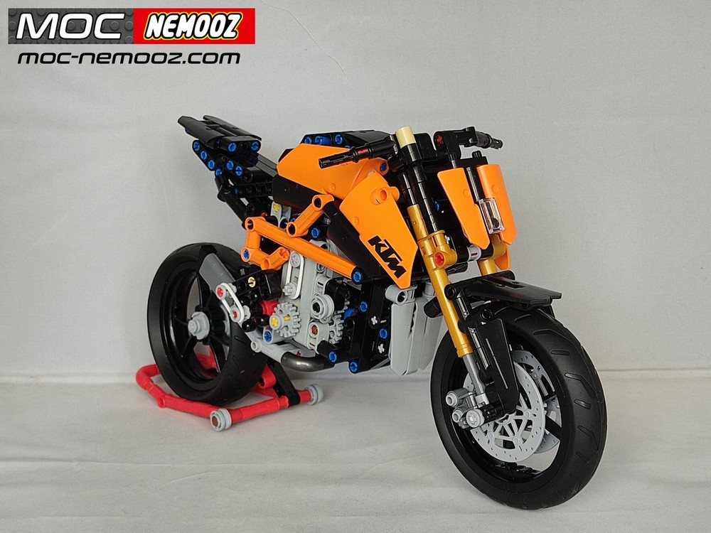 LEGO MOC KTM Super Duke by MOC NEMOOZ | Rebrickable - Build with LEGO