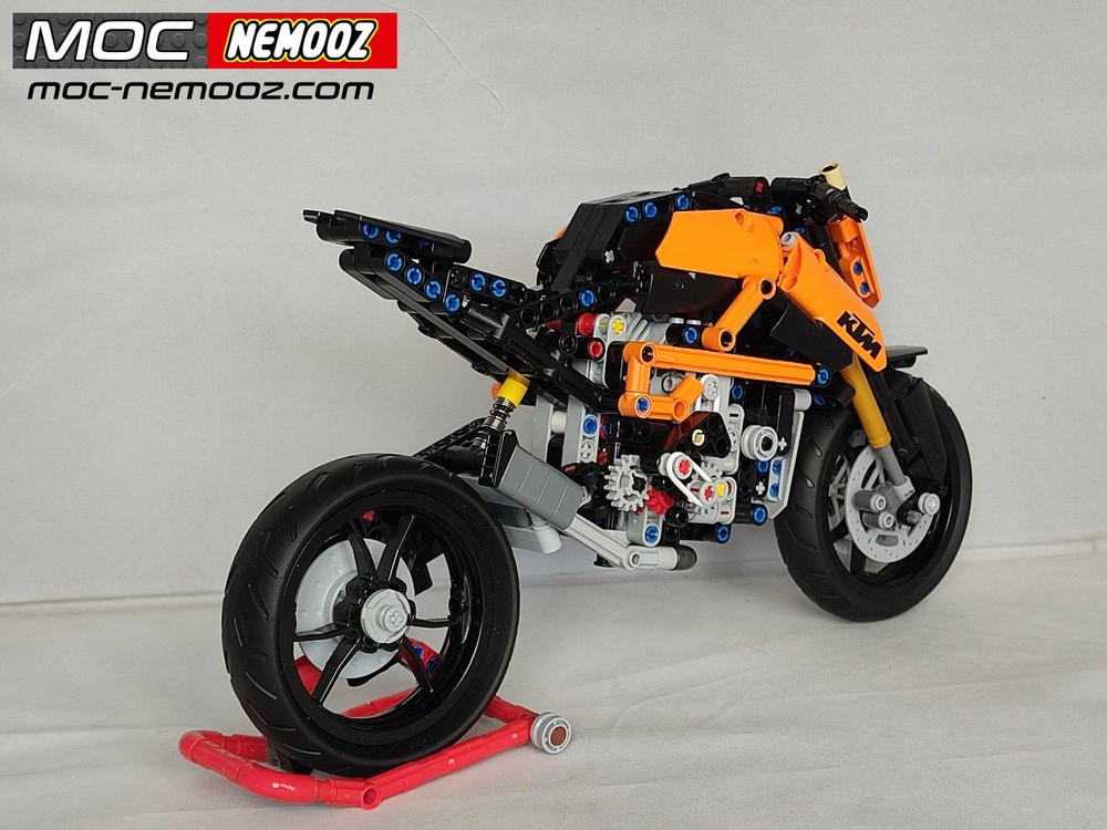 LEGO MOC KTM Super Duke by MOC NEMOOZ | Rebrickable - Build with LEGO