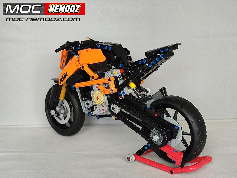 LEGO MOC KTM Super Duke by MOC NEMOOZ | Rebrickable - Build with LEGO