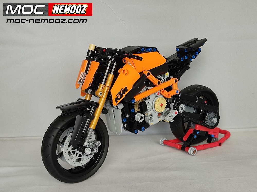 LEGO MOC KTM Super Duke by MOC NEMOOZ | Rebrickable - Build with LEGO