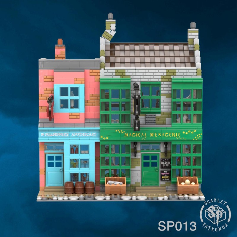 LEGO MOC Magical Menagerie and Mr Mullpepper's Apothecary - SP013 by ScarletPatronus ...
