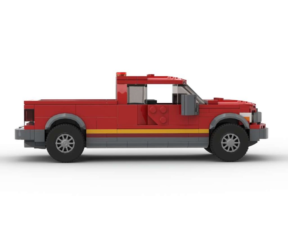 LEGO MOC Lego Fire Department - Fire Chief's F-250 - 8 Stud Speed ...