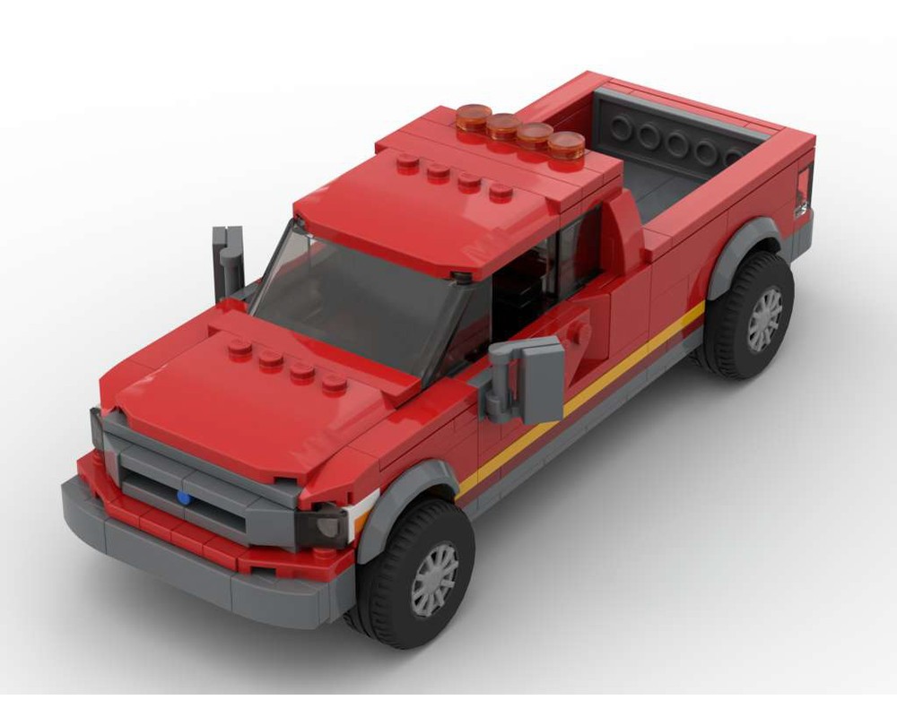 LEGO MOC Lego Fire Department - Fire Chief's F-250 - 8 Stud Speed ...