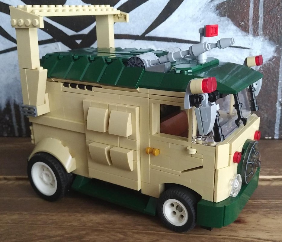 LEGO MOC TMNT 1987 Cartoon Van by Jeroen_Prins | Rebrickable - Build ...