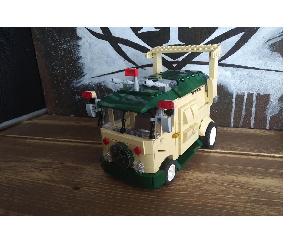 LEGO MOC TMNT 1987 Cartoon Van by Jeroen_Prins | Rebrickable - Build ...