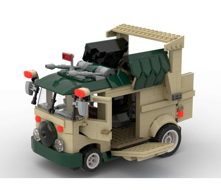 LEGO MOC TMNT 1987 Cartoon Van by Jeroen_Prins | Rebrickable - Build ...