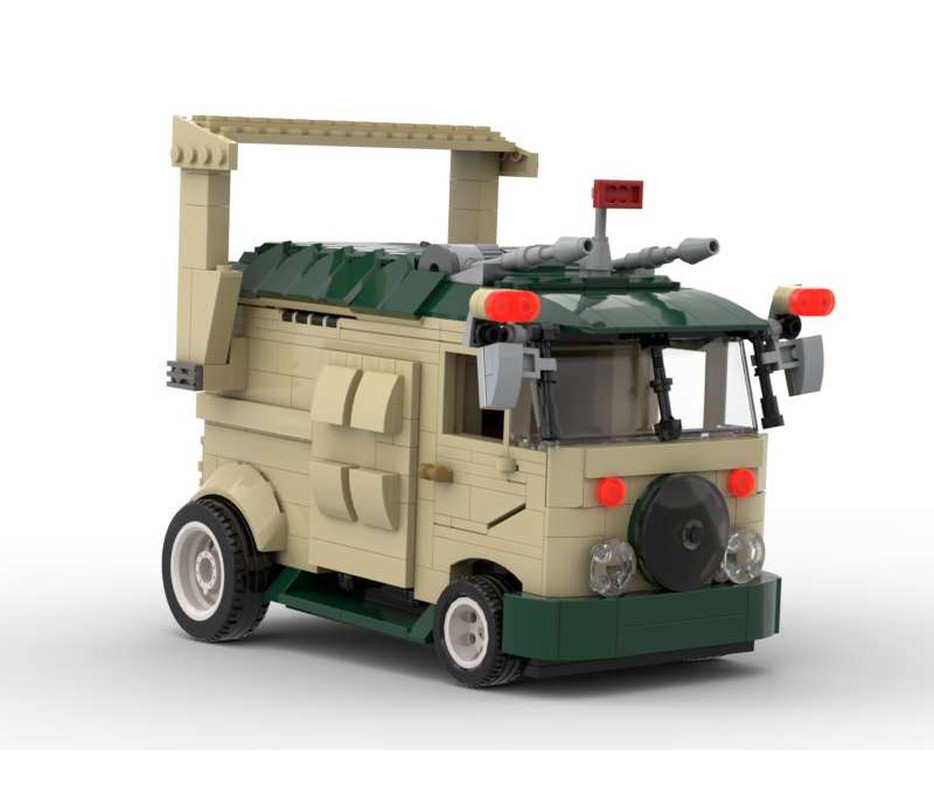 LEGO MOC TMNT 1987 Cartoon Van by Jeroen_Prins | Rebrickable - Build ...