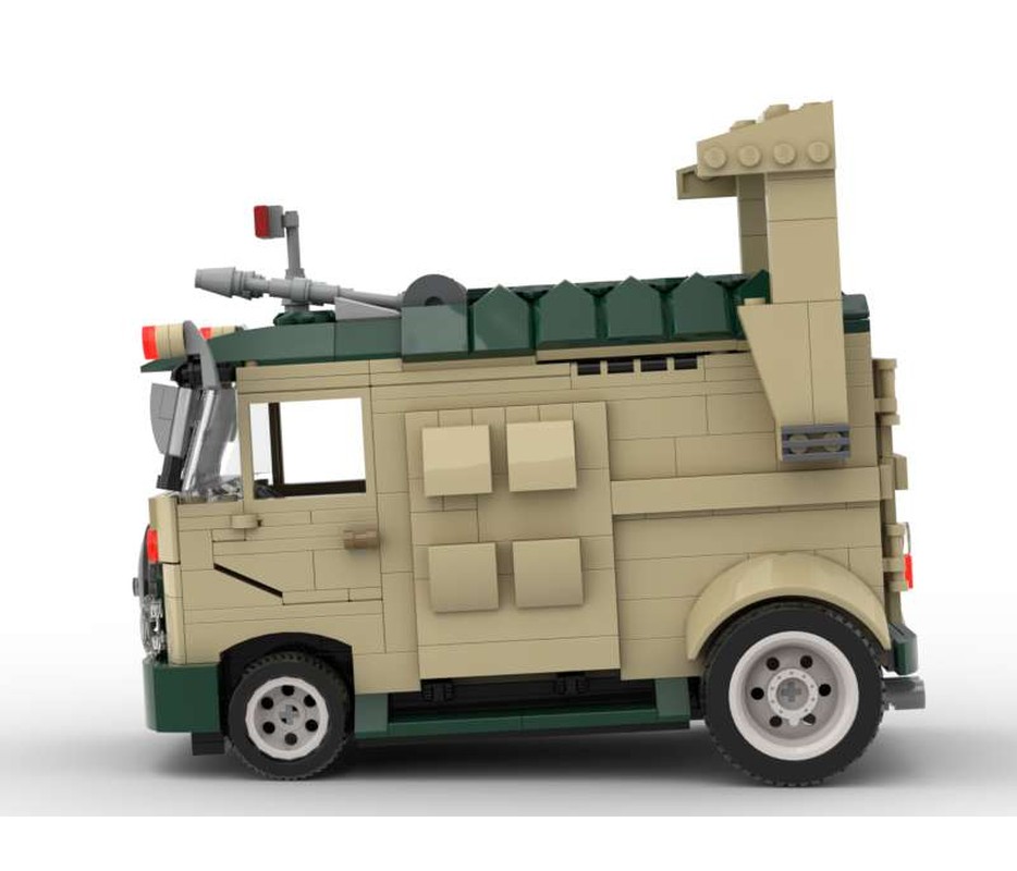 LEGO MOC TMNT 1987 Cartoon Van by Jeroen_Prins | Rebrickable - Build ...