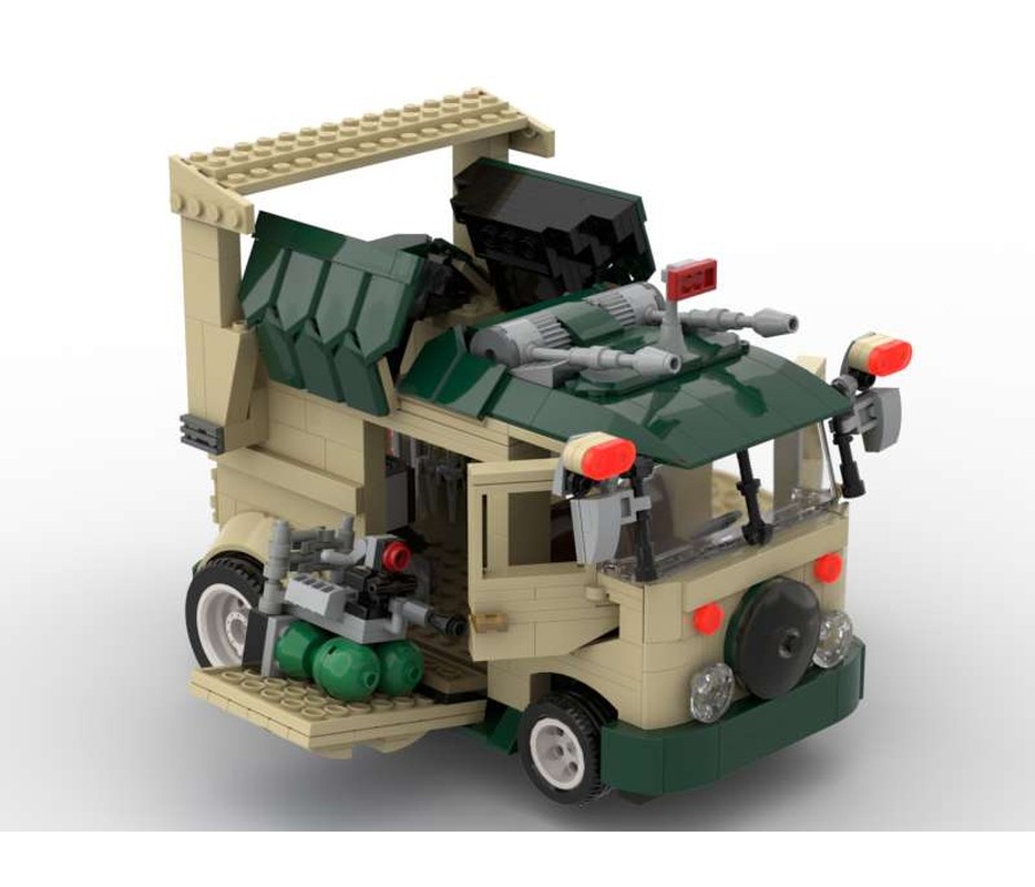 LEGO MOC TMNT 1987 Cartoon Van by Jeroen_Prins | Rebrickable - Build ...