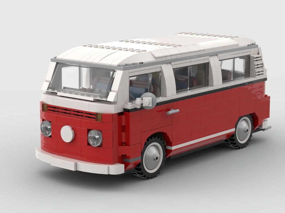 LEGO MOC 10220 VW T2 Van red by fgee | Rebrickable - Build with LEGO