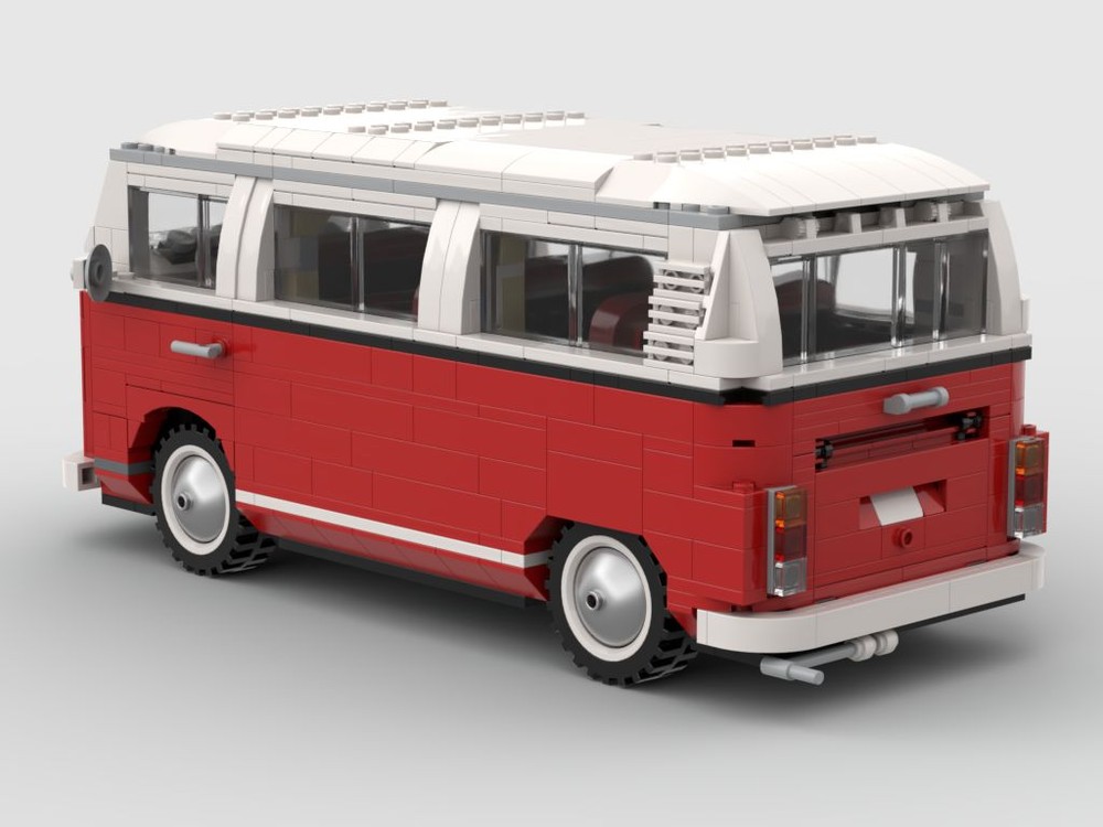 LEGO MOC 10220 VW T2 Van red by fgee | Rebrickable - Build with LEGO