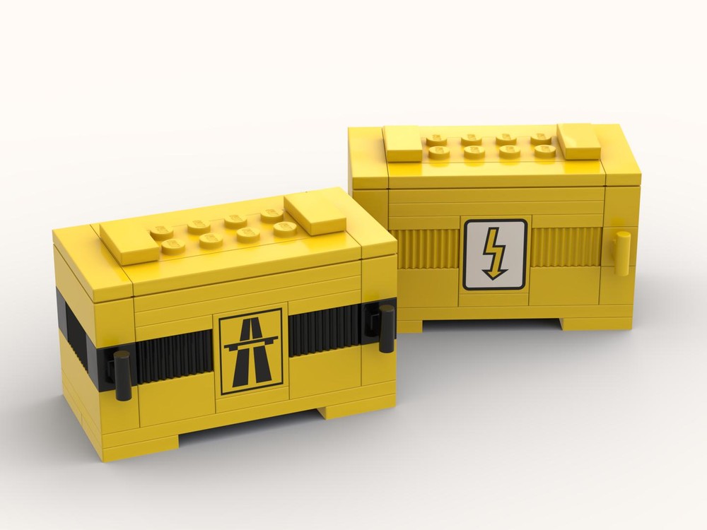 LEGO MOC Utilities Shipping Containers (10170 TTX Standard) by Galaxy ...