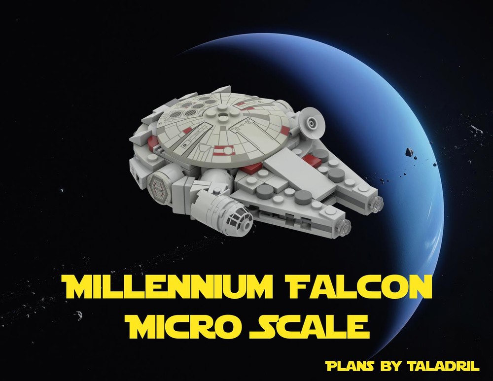 LEGO MOC Millennium-Falcon Micro Scale by Taladril | Rebrickable ...