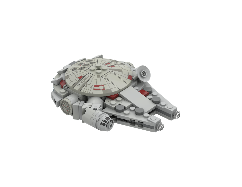 LEGO MOC Millennium-Falcon Micro Scale by Taladril | Rebrickable ...