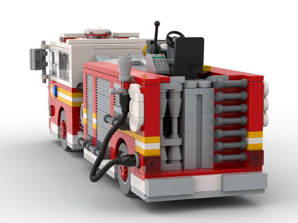 LEGO MOC Lego Fire Department - Fire Truck #3 - 8 Stud Speed Champions by IBrickedItUp ...