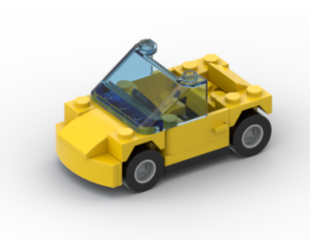 LEGO MOC Yellow car by EpicC | Rebrickable - Build with LEGO