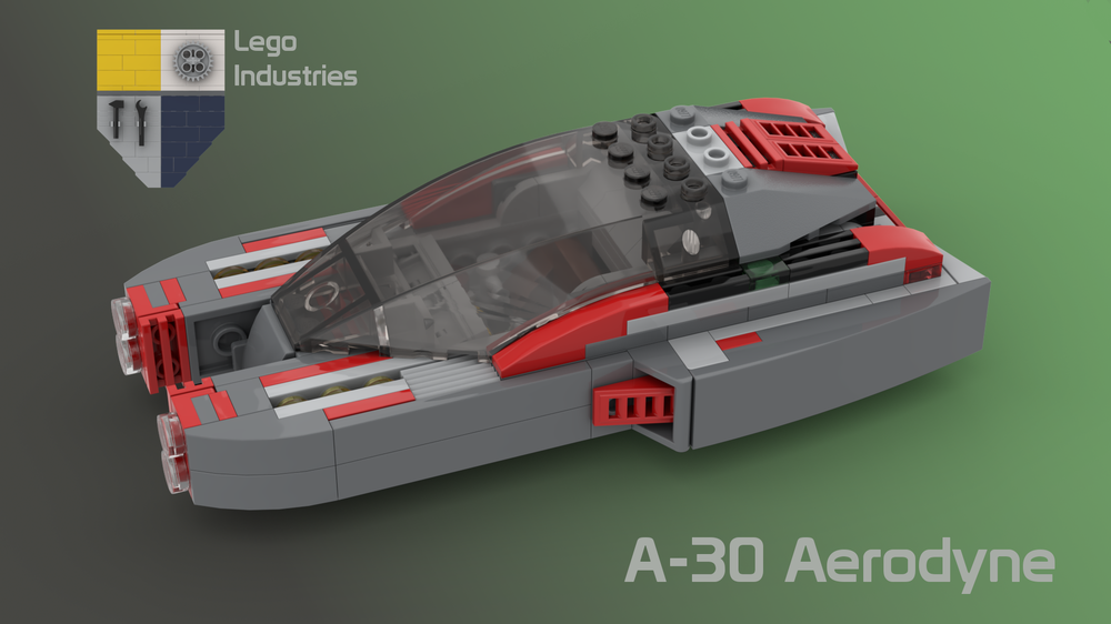 LEGO MOC A-30 Aerodyne (red version) by Lego_Industries | Rebrickable ...