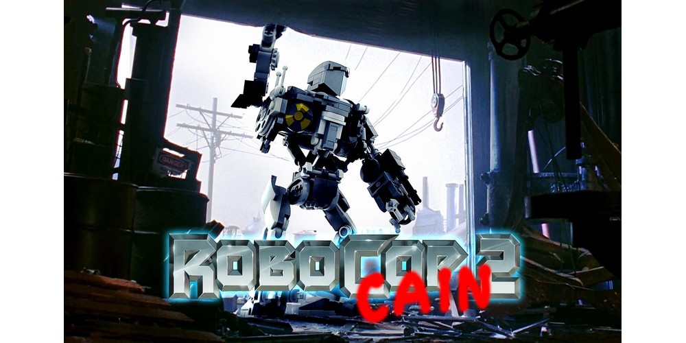 LEGO MOC RoboCAIN from RoboCop 2 1990 - Caine, the evil cyborg Endboss ...