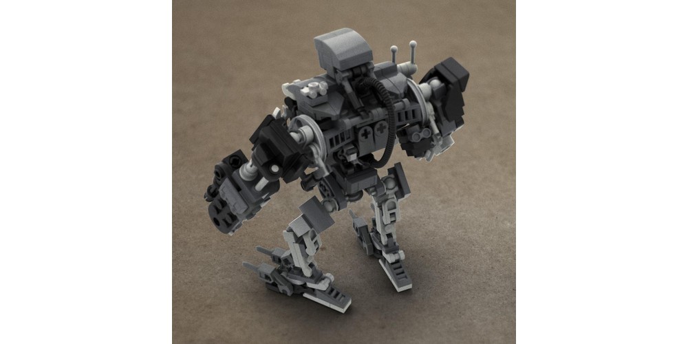 LEGO MOC RoboCAIN from RoboCop 2 1990 - Caine, the evil cyborg Endboss ...