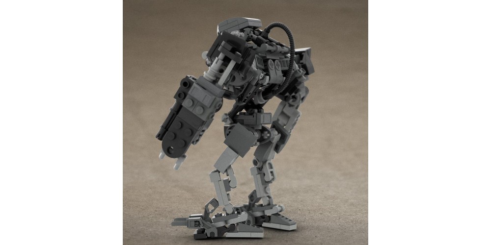 LEGO MOC RoboCAIN from RoboCop 2 1990 - Caine, the evil cyborg Endboss ...