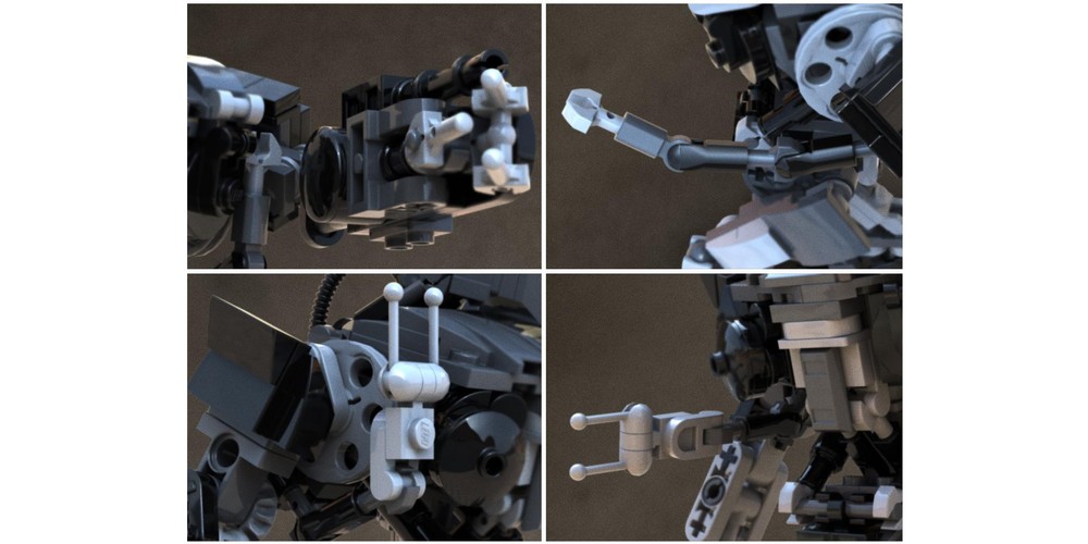 LEGO MOC RoboCAIN from RoboCop 2 1990 - Caine, the evil cyborg Endboss ...