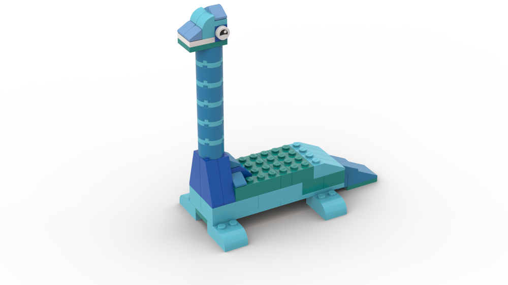 LEGO MOC 11011 Dinosaur (blue) by Lenarex | Rebrickable - Build with LEGO