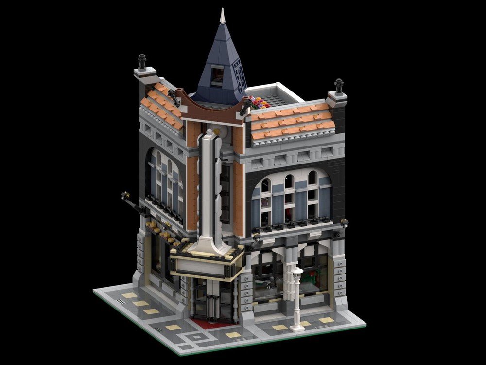 LEGO MOC Café Cinema - 10255 Assembly Square Alternative Build by PL ...