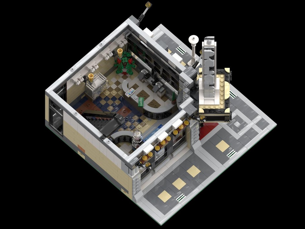 LEGO MOC Café Cinema - 10255 Assembly Square Alternative Build by PL ...