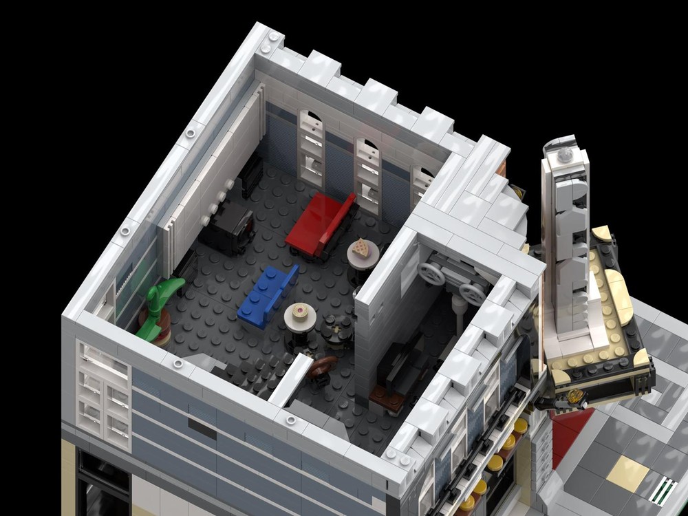 LEGO MOC Café Cinema - 10255 Assembly Square Alternative Build by PL ...