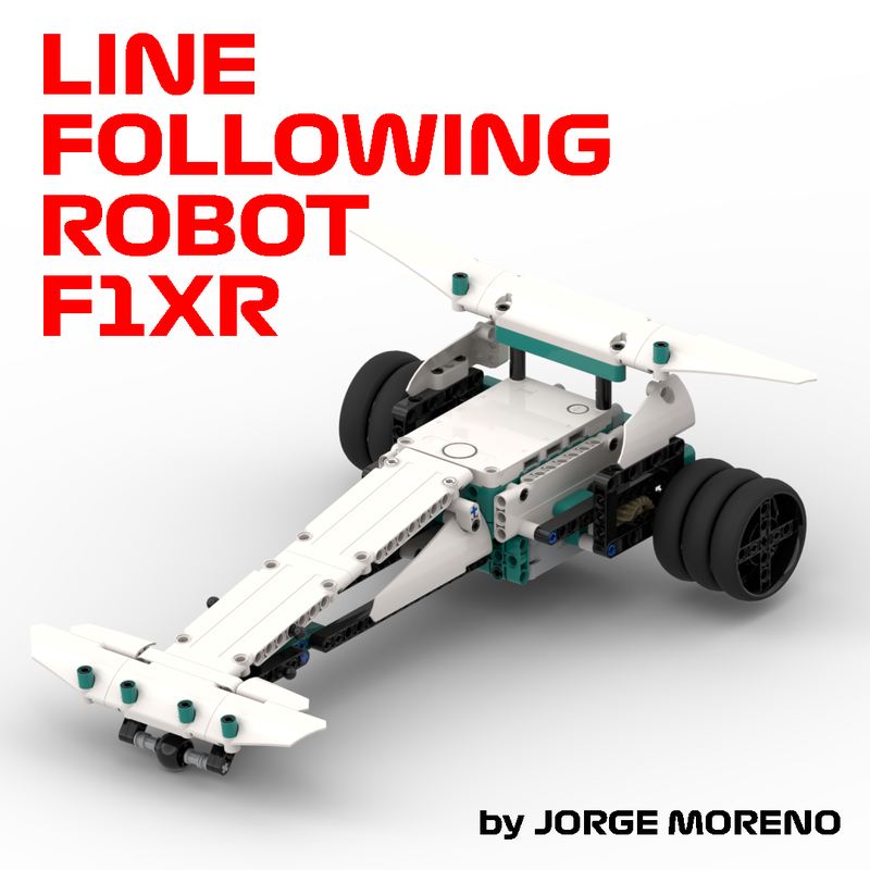 LEGO MOC LINE FOLLOWING ROBOT F1XR by jmoreno555 | Rebrickable - Build ...